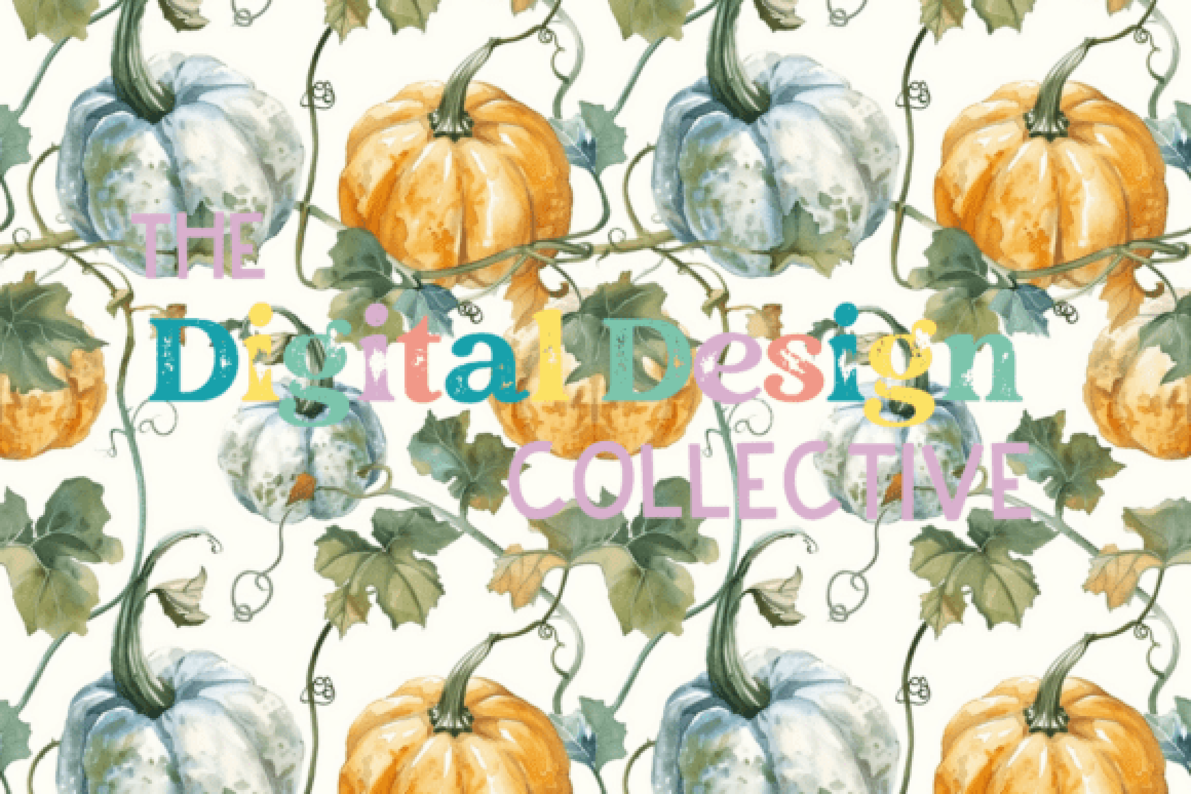 Seamless Garden Vegetable Digital Paper