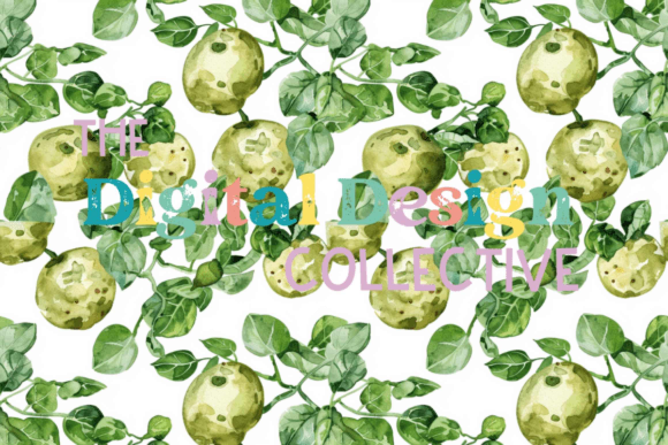 Seamless Garden Vegetable Digital Paper