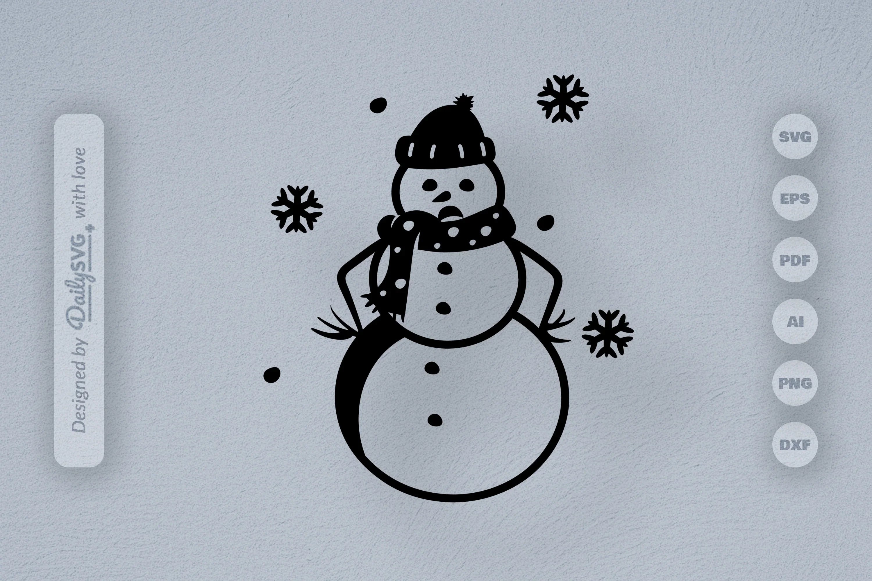 Snowman SVG Bundle for Winter Fun