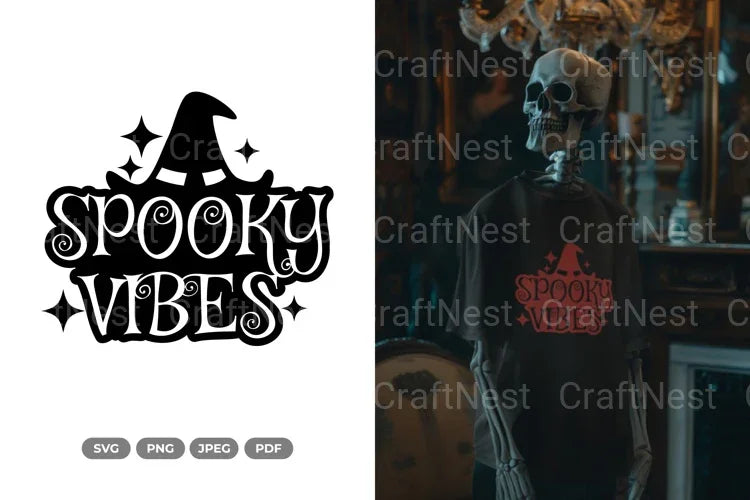 Spooky Vibes Halloween SVG Bundle
