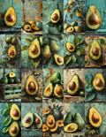 Avocado Junk Journal Pages