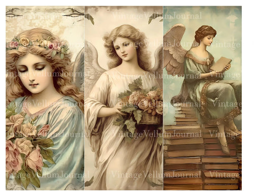 Classic Angels Junk Journal Pages