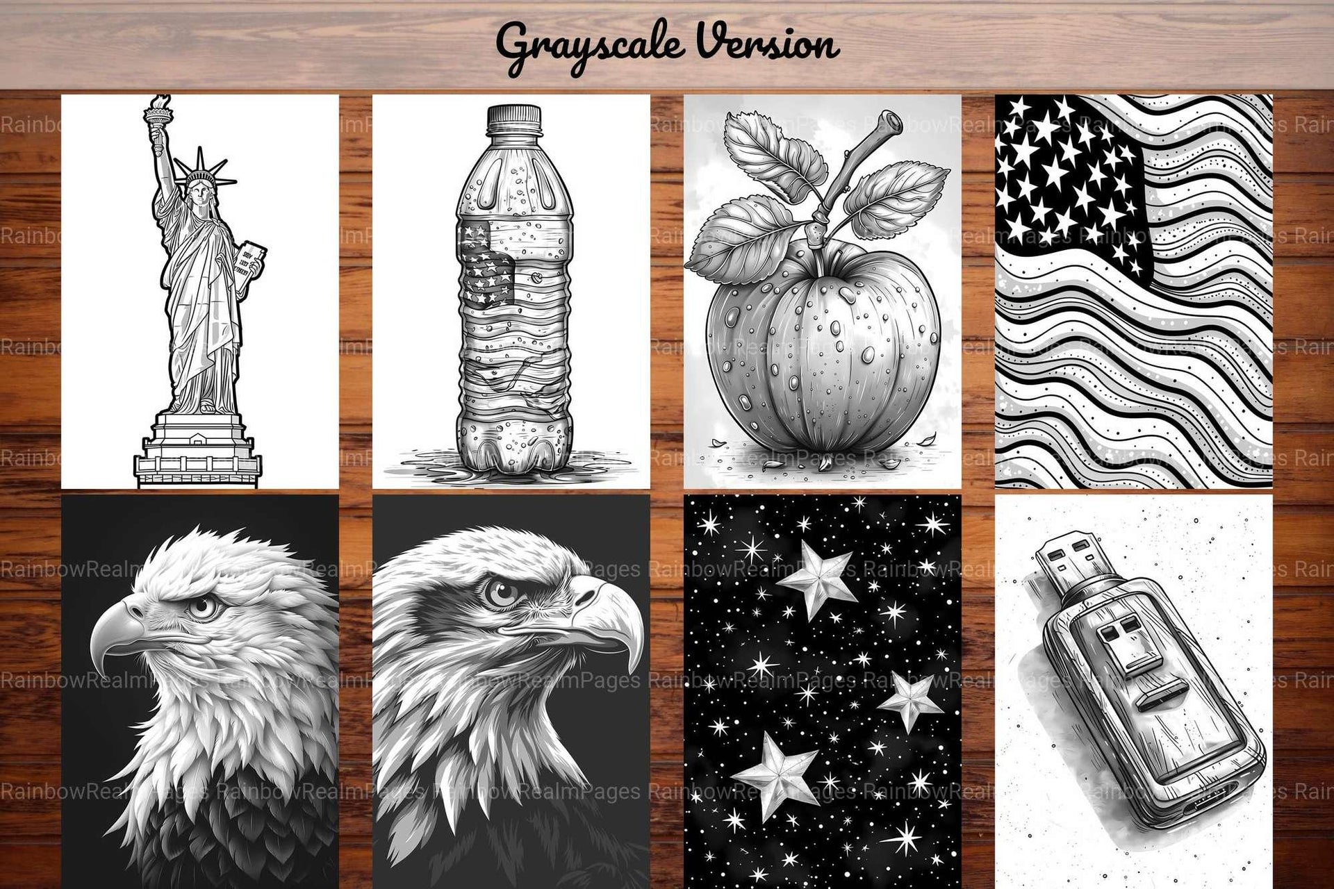 USA Back To School Coloring Books