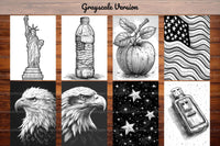 USA Back To School Coloring Books