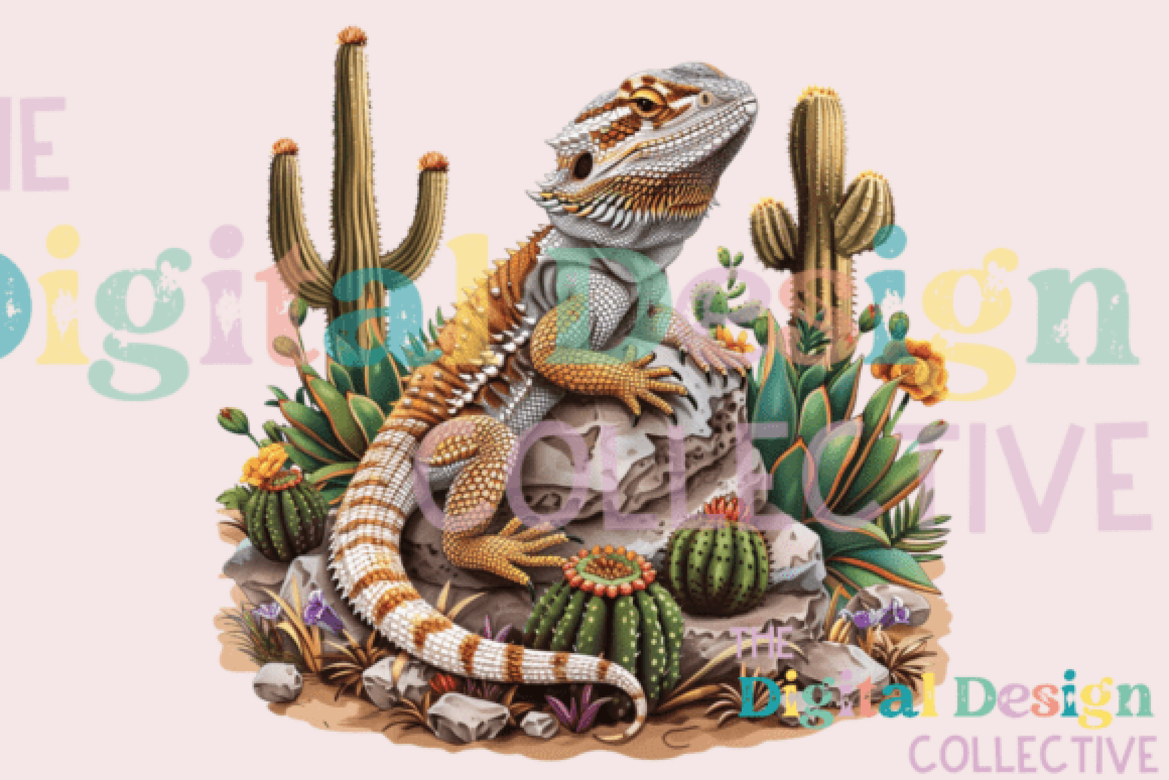 Bearded Dragon Clipart Bundle 2005