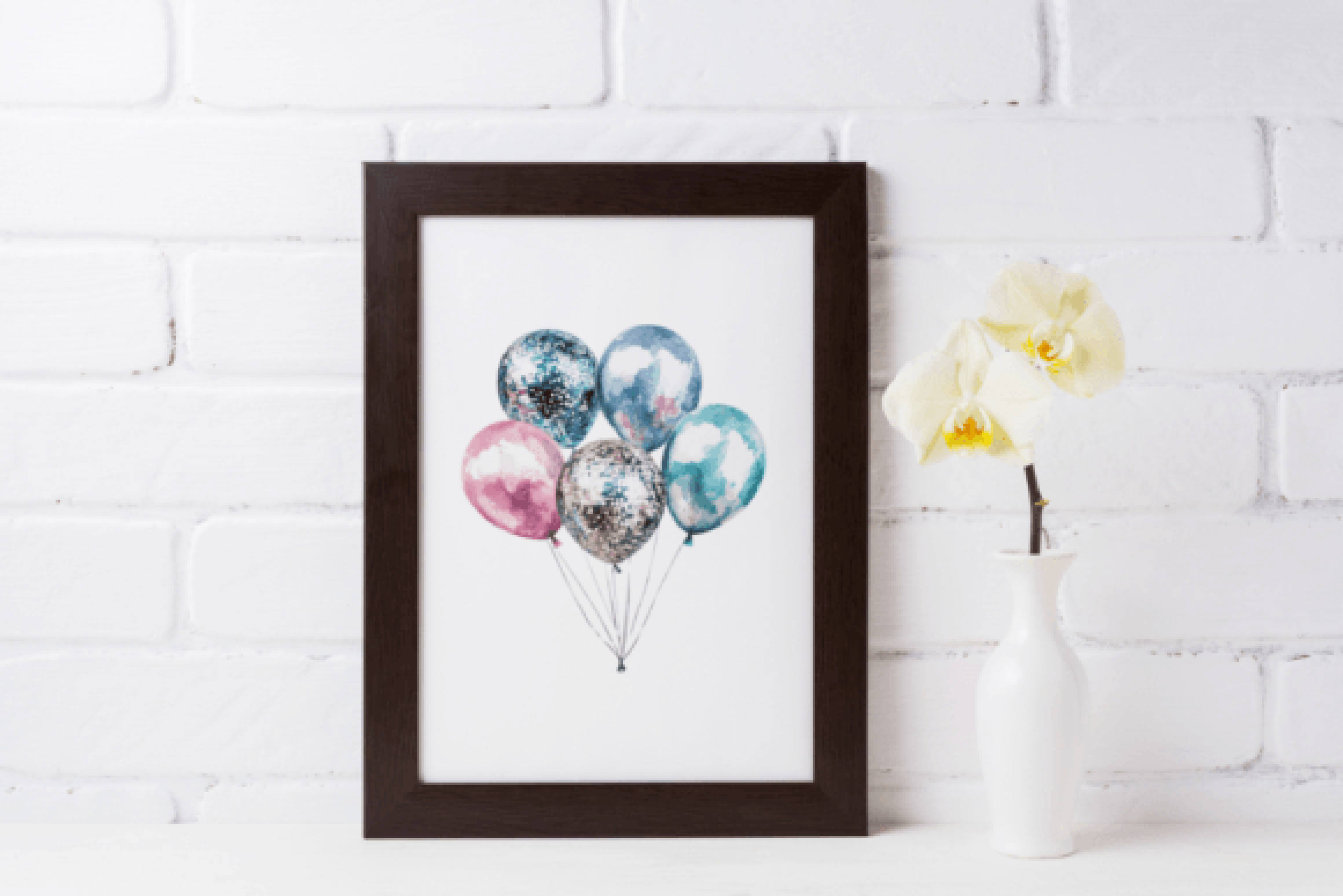 Disco Balloons Clipart Bundle