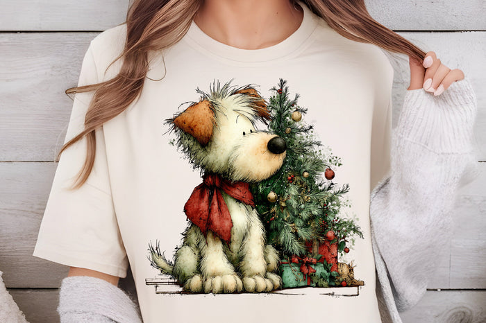 Whimsical Christmas Animals Clipart Bundle