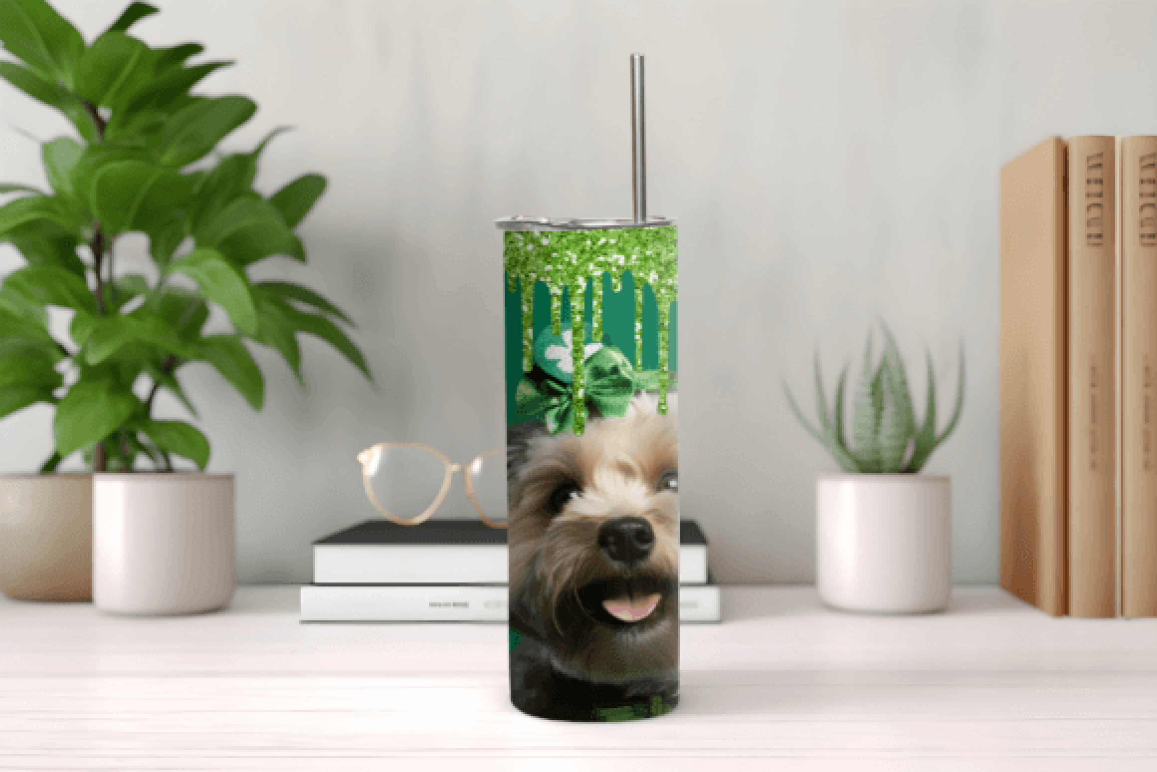 Yorkie Green St. Patrick's Tumbler Bundle