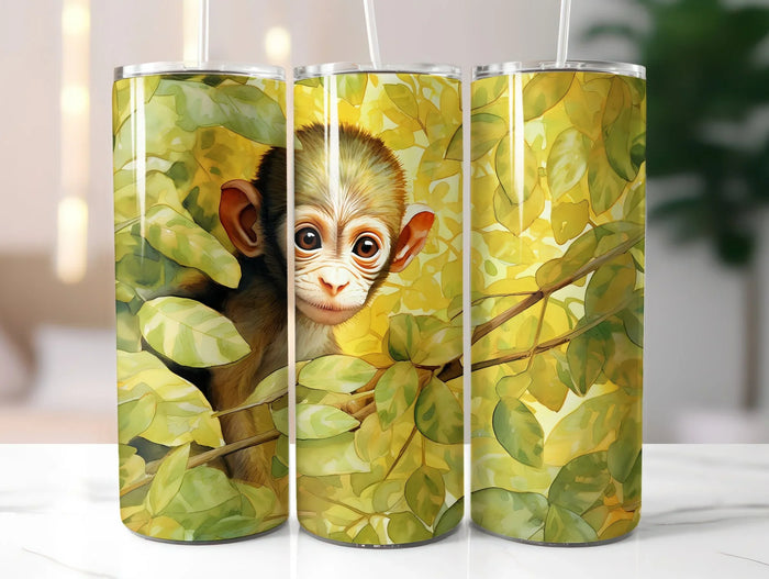 Baby Monkey Tumbler Wrap