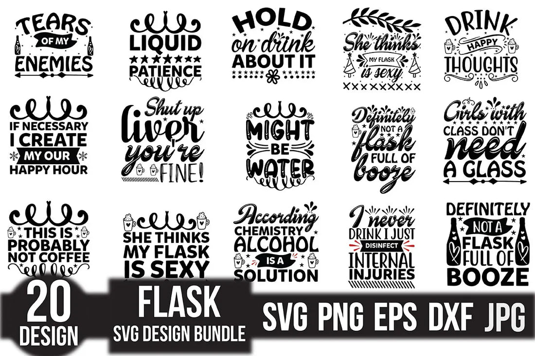 Flask SVG Bundle