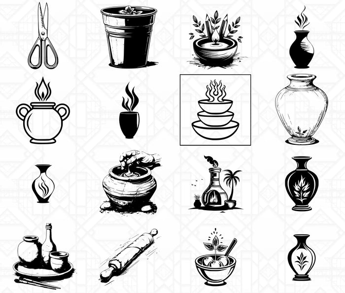 Pottery And Ceramics SVG Bundle