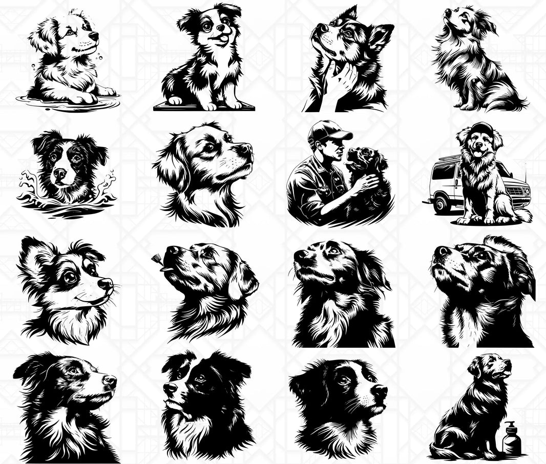 Dog SVG Bundle | Dogs SVG Collection