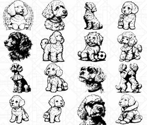 Poodle Dog SVG Bundle