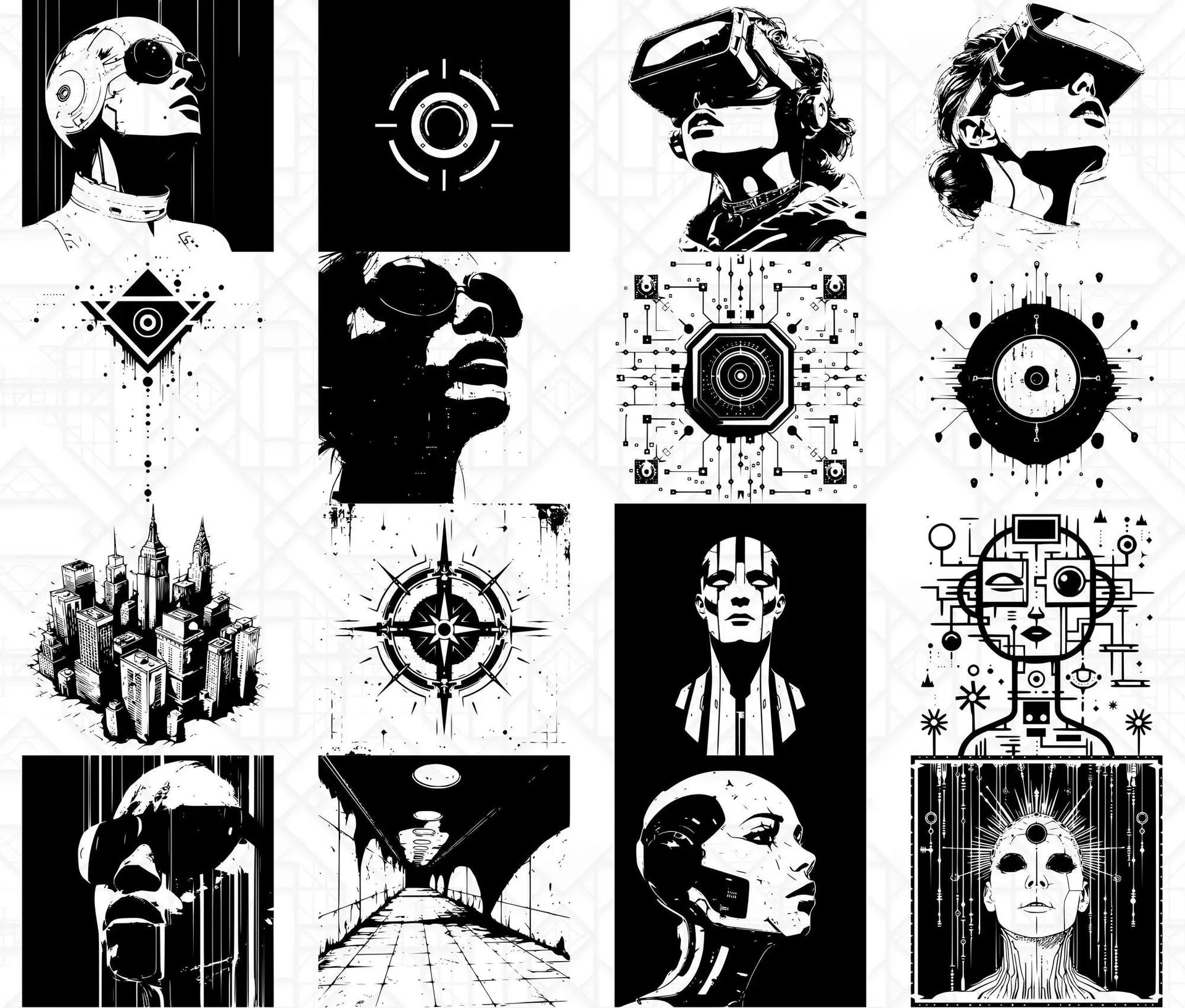 Cyberpunk Summer SVG Bundle