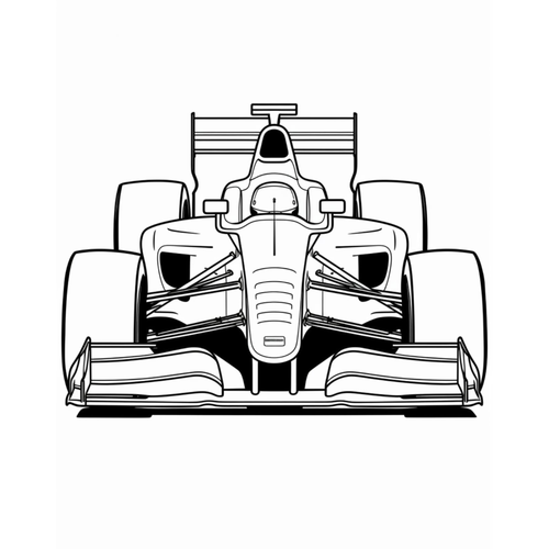Race Car Coloring Book for Kids