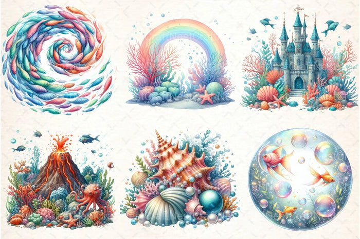 Under the Sea Clipart Bundle