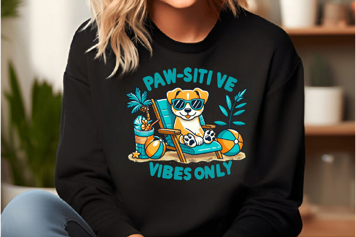 Cheerful Cartoon Dog Beach Clipart Bundle