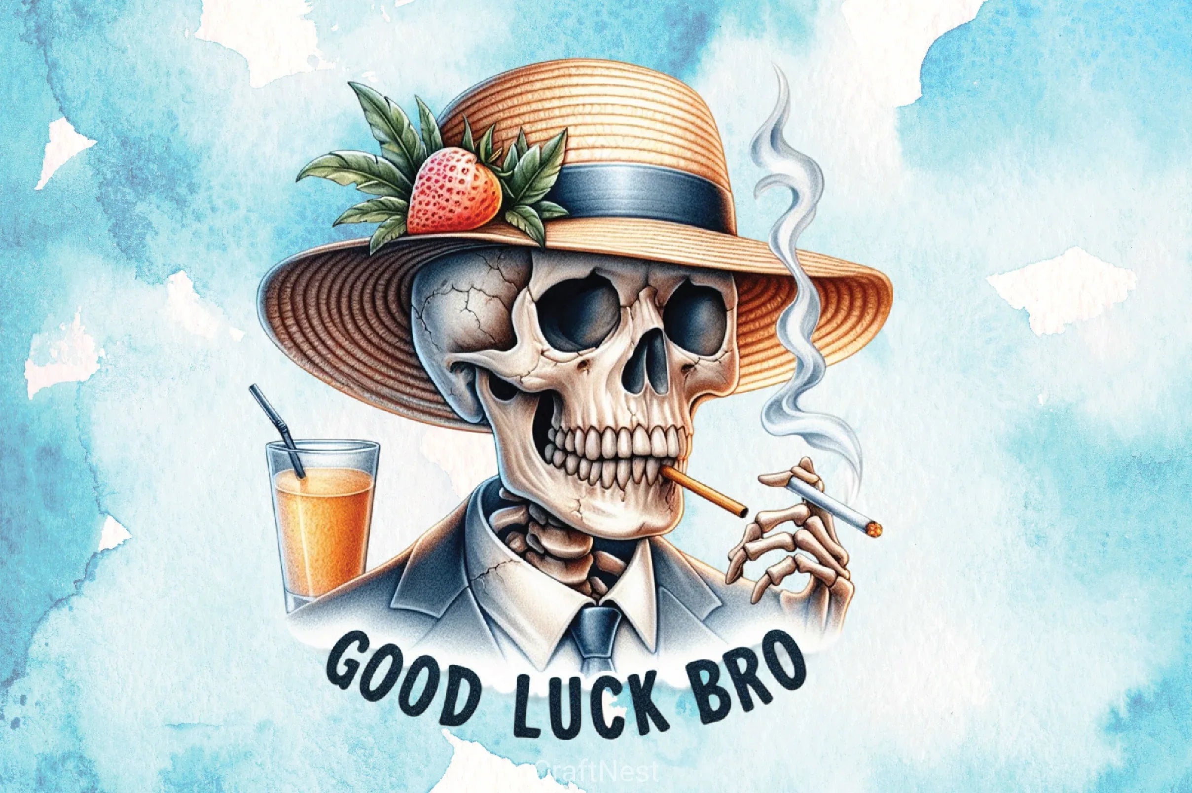 Good Luck Bro Clipart Bundle