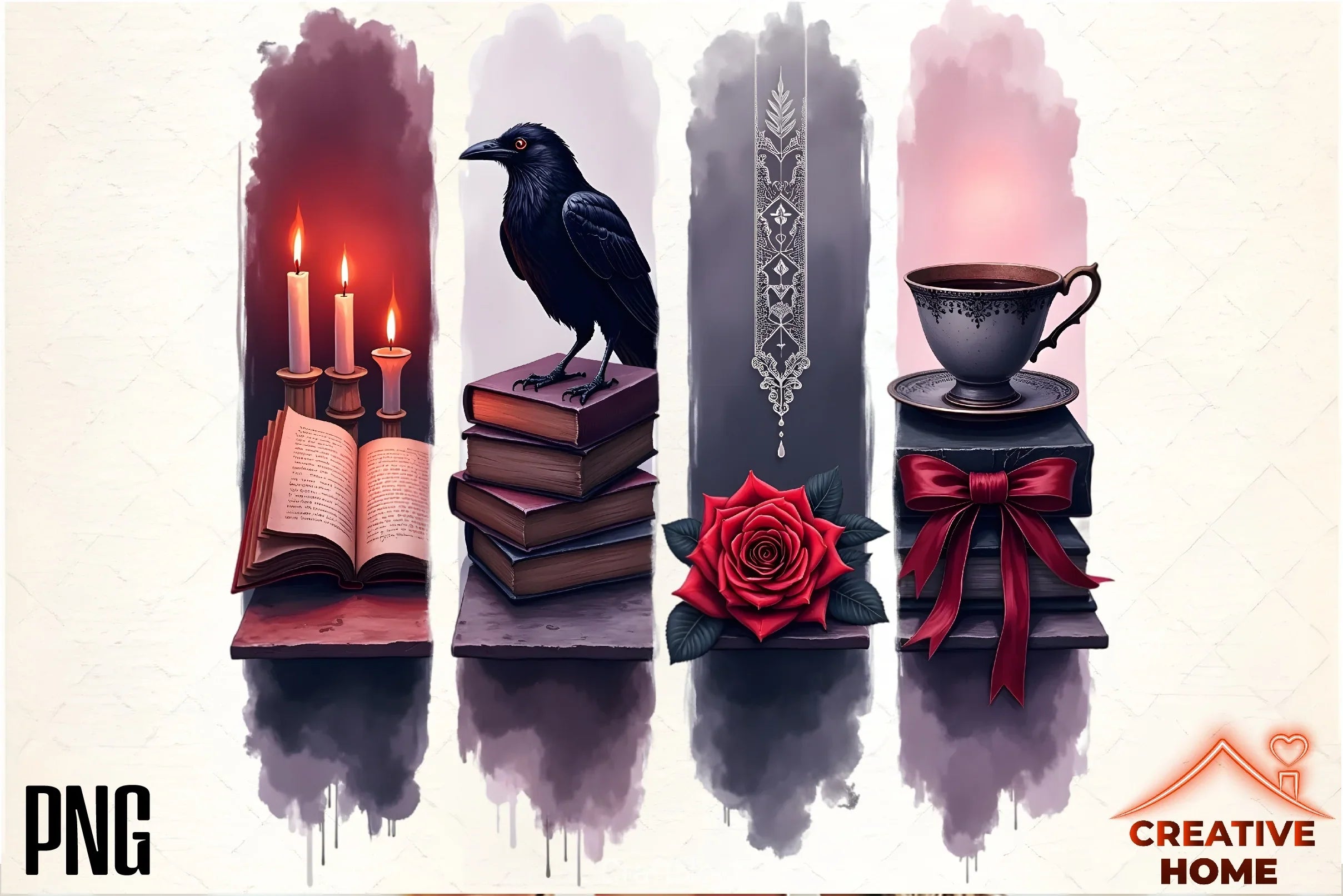 Mysterious Collage Clipart Bundle