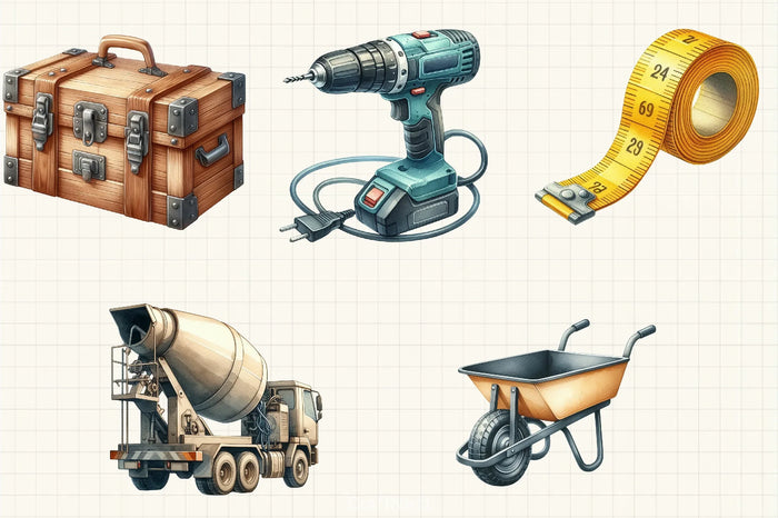 Construction Clipart Bundle