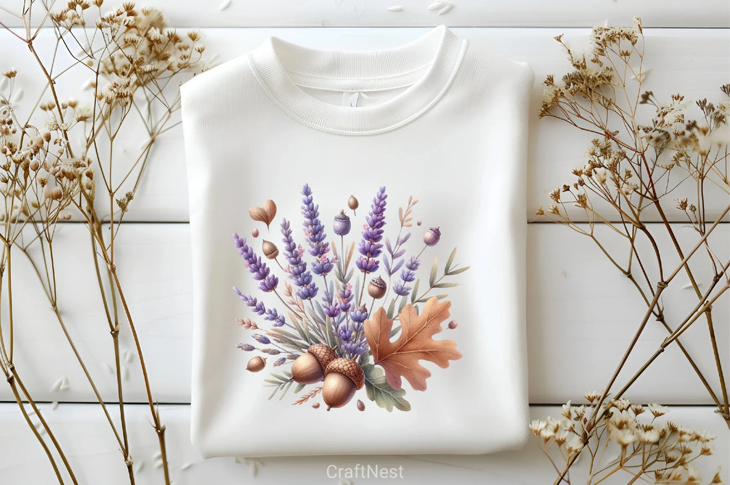 Fall Flowers Clipart | Autumn Floral Bundles
