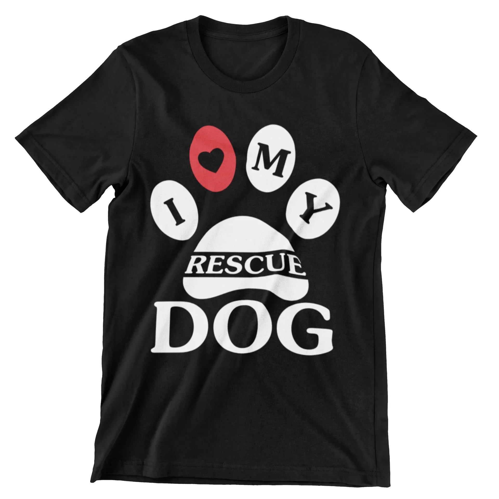 I Love My Rescue Dog T-Shirt