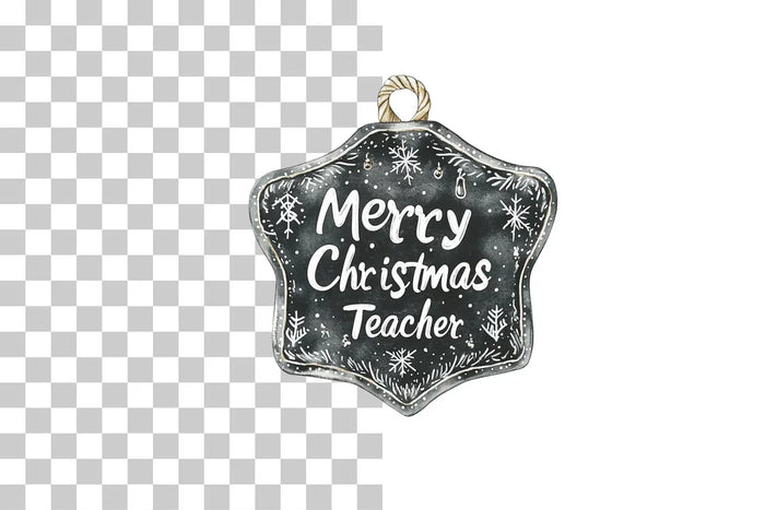 Merry Christmas Teacher Clipart Bundle