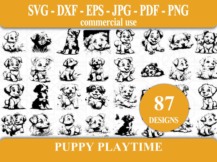 Puppy Playtime SVG Bundle